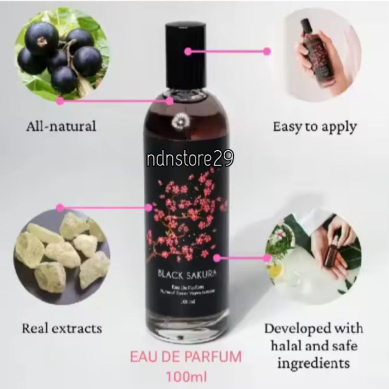Jual parfum unisex eu de kekinian 100ml blackk | Shopee Indonesia