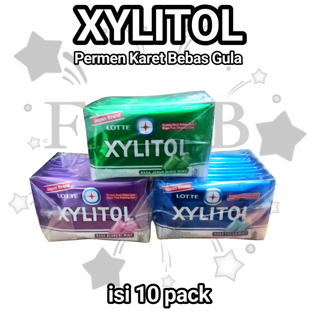 Jual Xylitoll Lotte mint 11.6gr Sugar Free Chewing Permen Karet - 1 ...