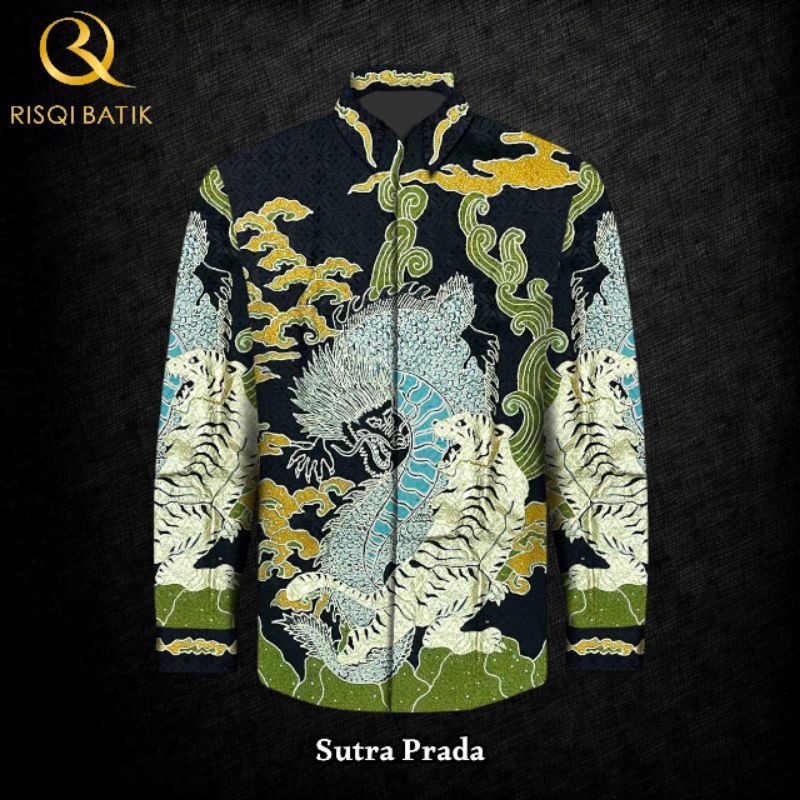 Jual Kain Batik Tulis Sutra ATBM Baron Prada Exclusive - Pola Kemeja ...