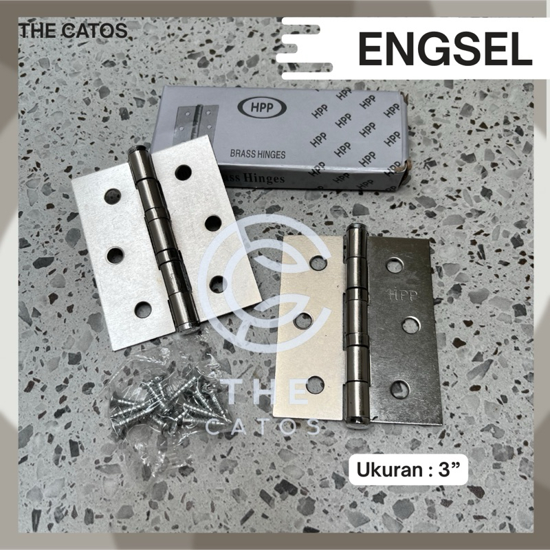 Jual ENGSEL HPP 3’ engsel jendela engsel pintu ukuran 3’ (7,5 cm ...