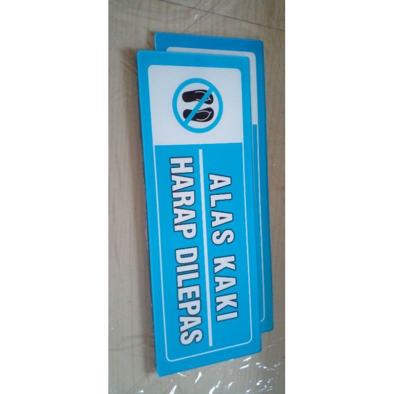 Jual Syafa Dstore Akrilik Batas Suci, Papan Batas Suci, Akrilik Peran ...