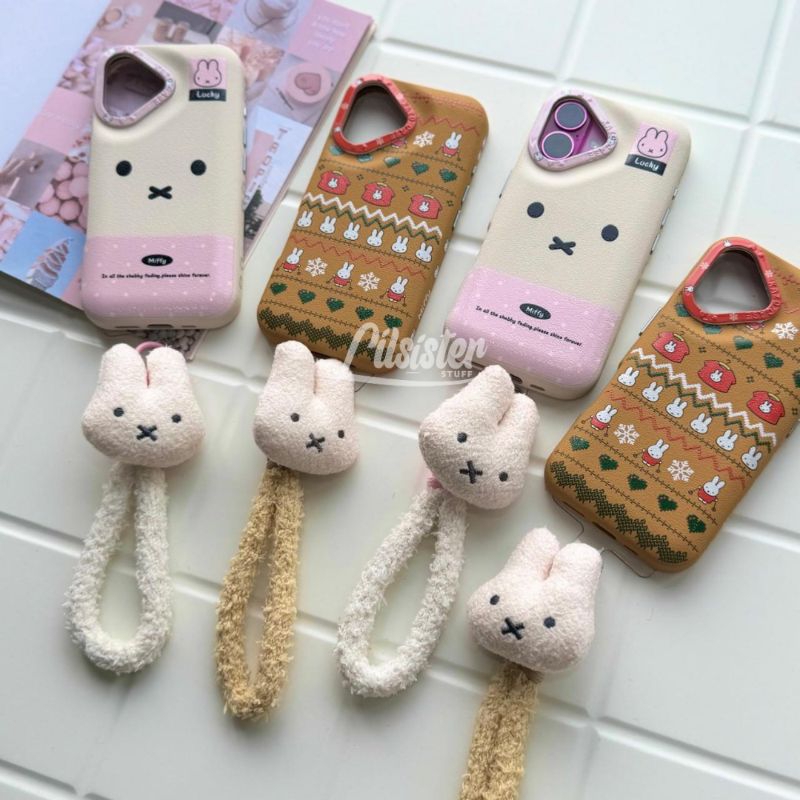 Jual Mochi Bunny All Time One Set Leather Phone Case (inlcude doll ...