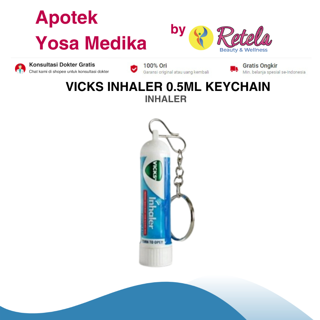 Jual VICKS INHALER 0.5ML KEYCHAIN | Shopee Indonesia