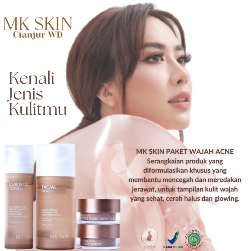 Jual MK SKIN - PAKET ACNE SERIES Untuk kulit beruntus, Jerawat dan ...
