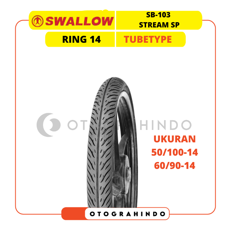 Jual BAN LUAR SEPEDA MOTOR SWALLOW SB-103 STREAM SP UKURAN 50/100 60/90 ...