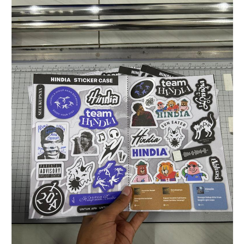 Jual Sticker 34 Pcs Band Hindia Sticker pack Hindia sudah terpotong ...