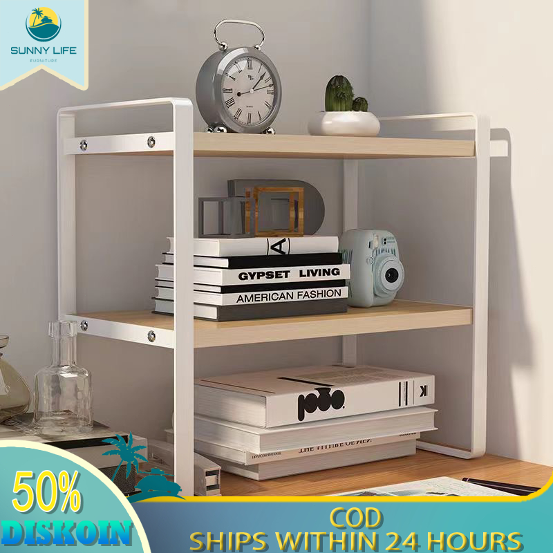 Jual Rak Buku Minimalis Rak Desktop Storage Rak Serbaguna Desktop Rak ...