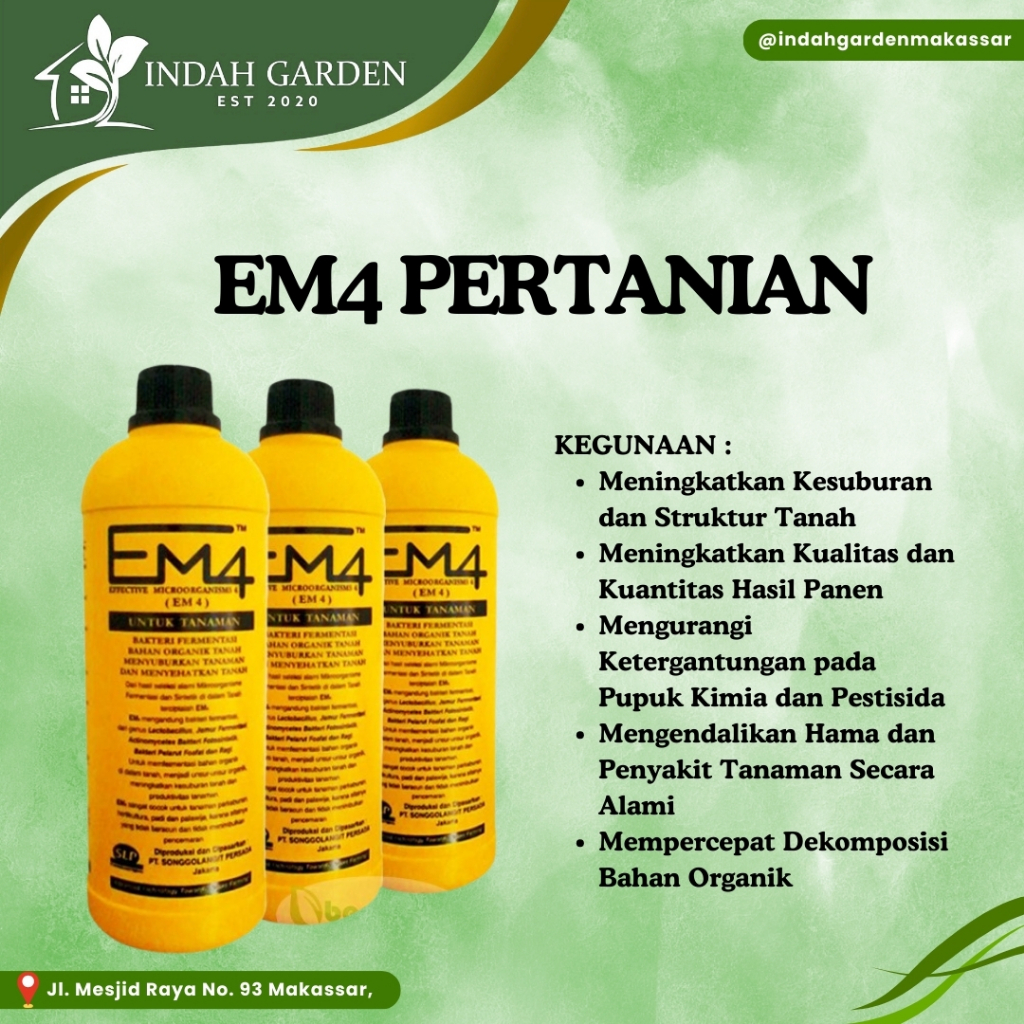 Jual EM4 Pertanian 1Liter Pupuk Pertanian 1 LT Pupuk Organik Cair em 4 ...