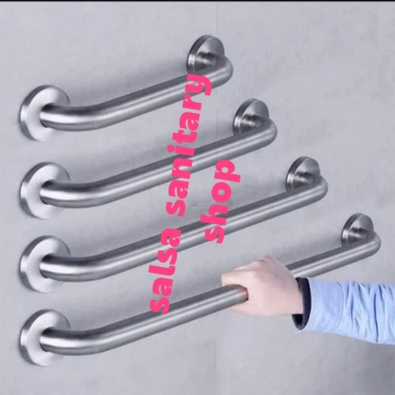 Jual grib bar stainless sus 304 60cm/pegangan kamar mandi stainless 60cm | Shopee Indonesia