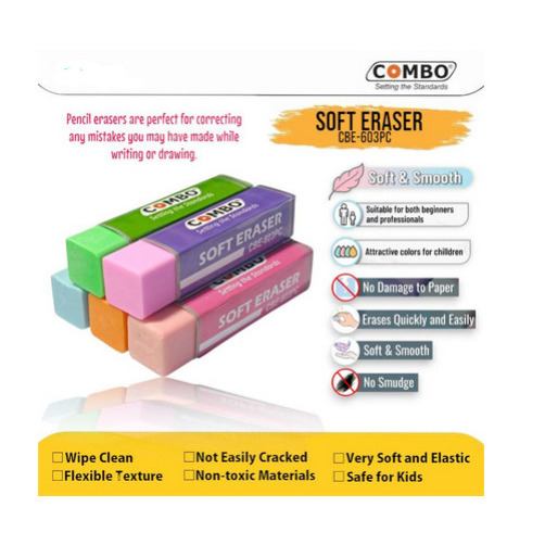 Jual Soft Eraser CBE-603PC / Pencil Eraser / Penghapus Pensil Warna ...