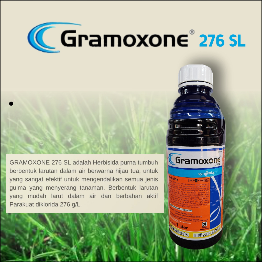 Jual GRAMOXONE ROUNDUP 1LITER terlaris obat rumput ampuh | Shopee Indonesia