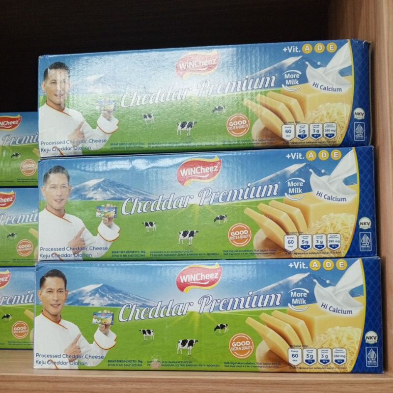 Jual WINCHEEZ PREMIUM CHEDDAR 2KG | Shopee Indonesia