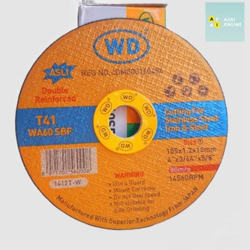 Jual Mata gerinda wd / resibon besi wd / gerinda besi wd / batu potong ...