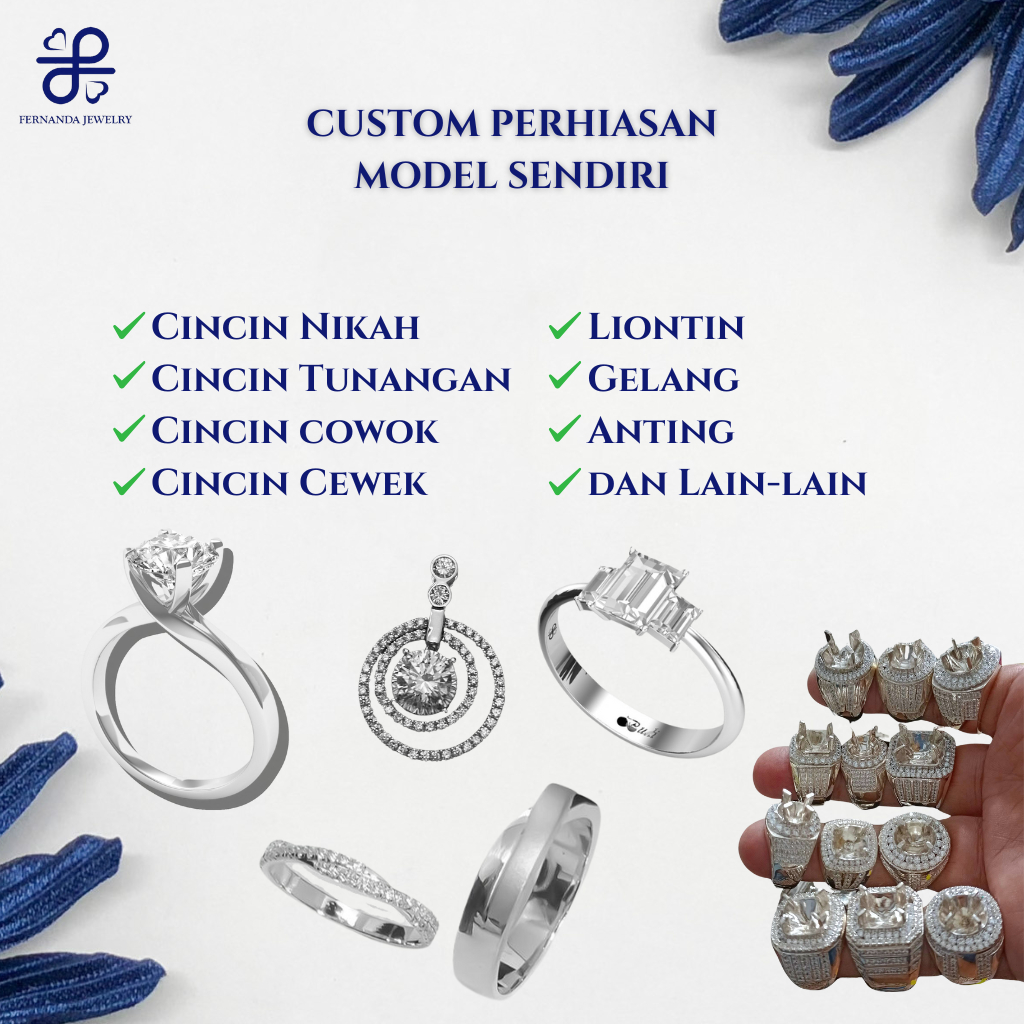 Jual Fernanda Jewelry - CUSTOM Perhiasan Model Bebas Cincin Nikah ...