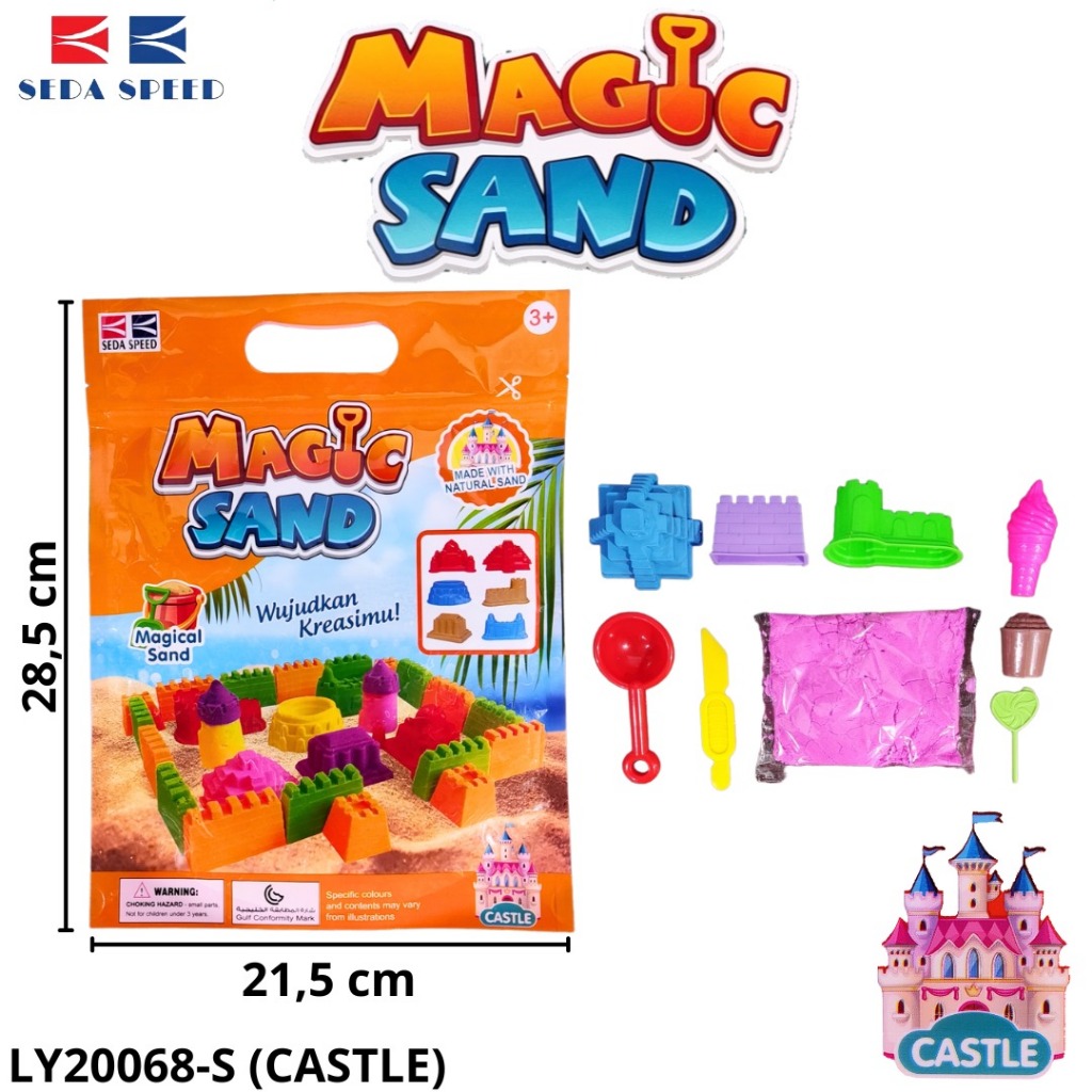 Jual MAINAN ANAK PASIR AJAIB 1 SET MAINAN CASTLE (LY20068-S) | Shopee ...