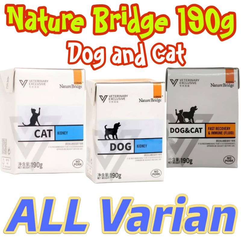 Jual Nature Bridge 190gr Recovery Kidney Urinary Gastro Fluid Cat And ...