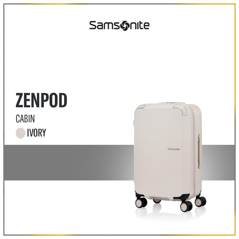 Jual Samsonite Koper Hardcase Zenpod Spinner Cabin 20 - Ivory | Shopee ...