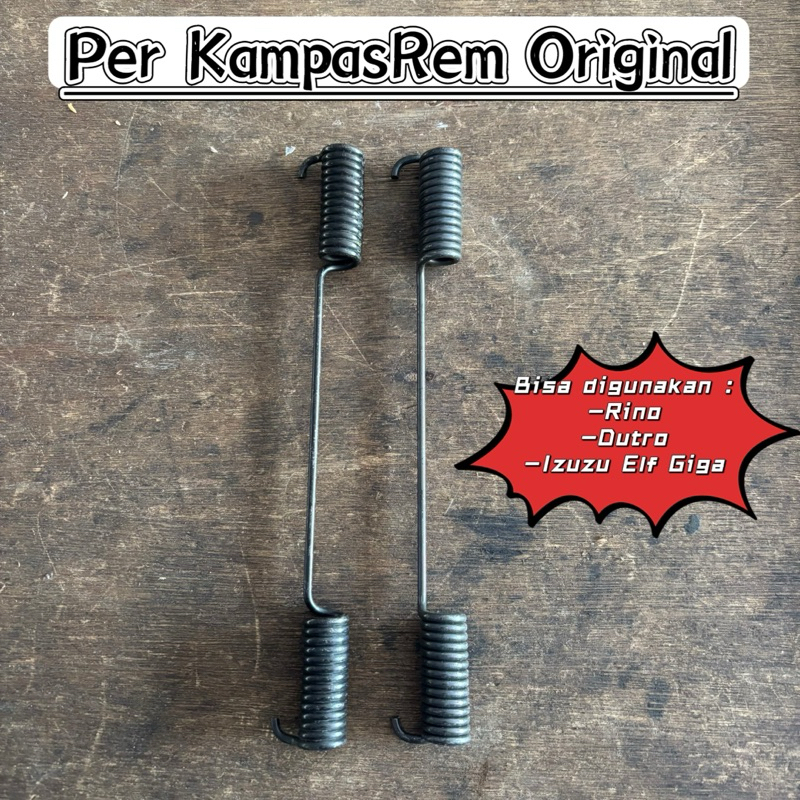 Jual Per Kampas Rem Rino 14 B Dyna 110 125 LT Hino Dutro 110 Per sepatu ...