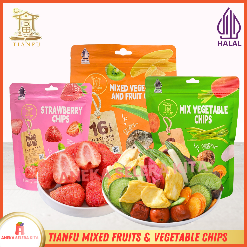 Jual READY STOCK Tianfu Cemilan Sehat Snack Import Kripik Sayur Dan ...