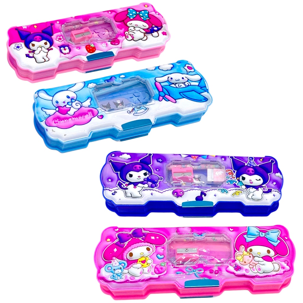 Jual TEMPAT PENSIL MAGNET JH-224-1 SANRIO + STUDY SET (22.7x8.2x3.3cm) / PENCIL CASE / KOTAK ...