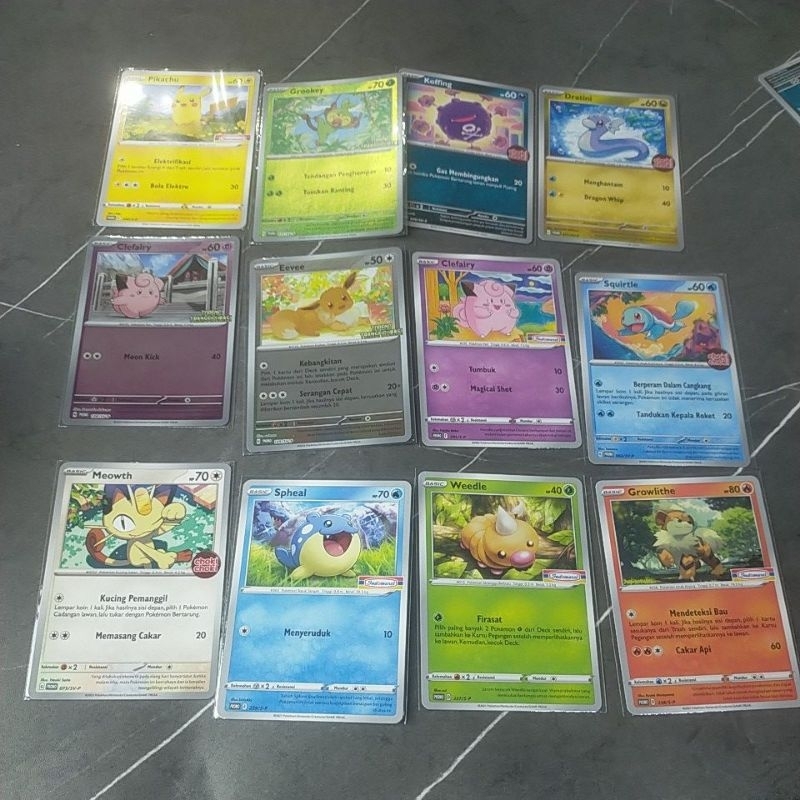 Jual Kartu Pokemon Promo campur pikachu indomaret , topeng transfigurasi, dan choki choki tcg ...