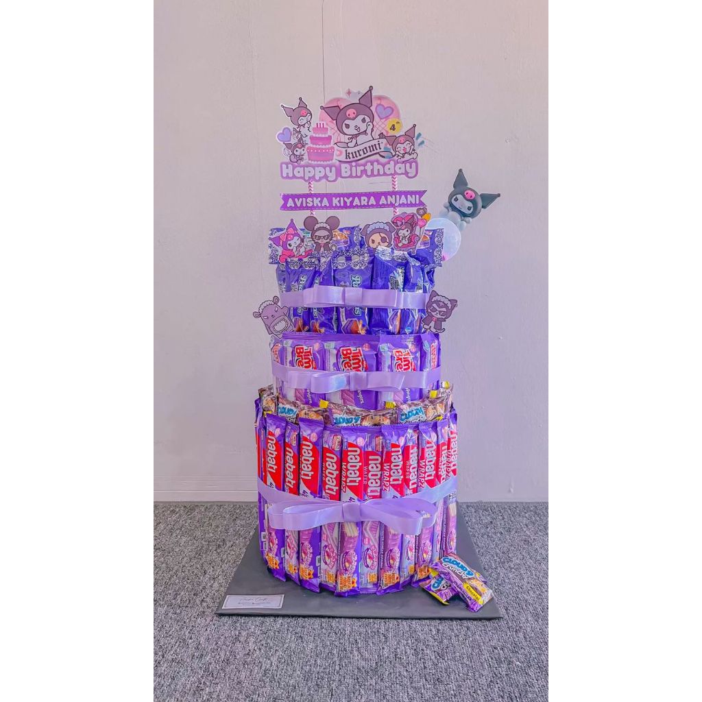 Jual Snack Tower - Snack Tart - Cake Snack Ultah - Snack Cake - Bucket ...