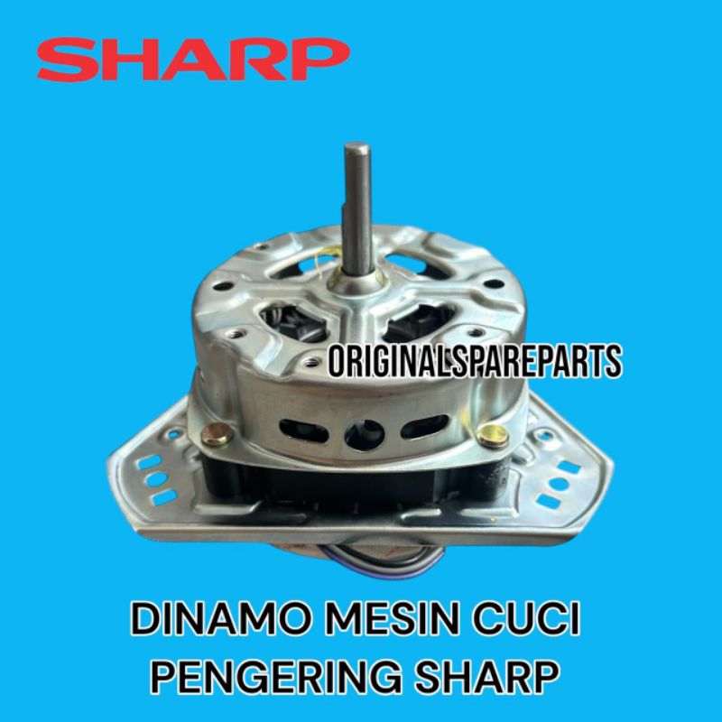 Jual DINAMO SPIN MESIN CUCI SHARP / MOTOR PENGERING MESIN CUCI SHARP | Shopee Indonesia
