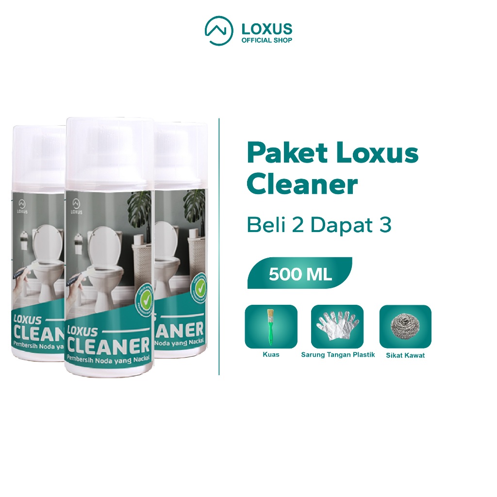 Jual Paket Loxus Cleaner Beli 2 Dapat 3 | Shopee Indonesia