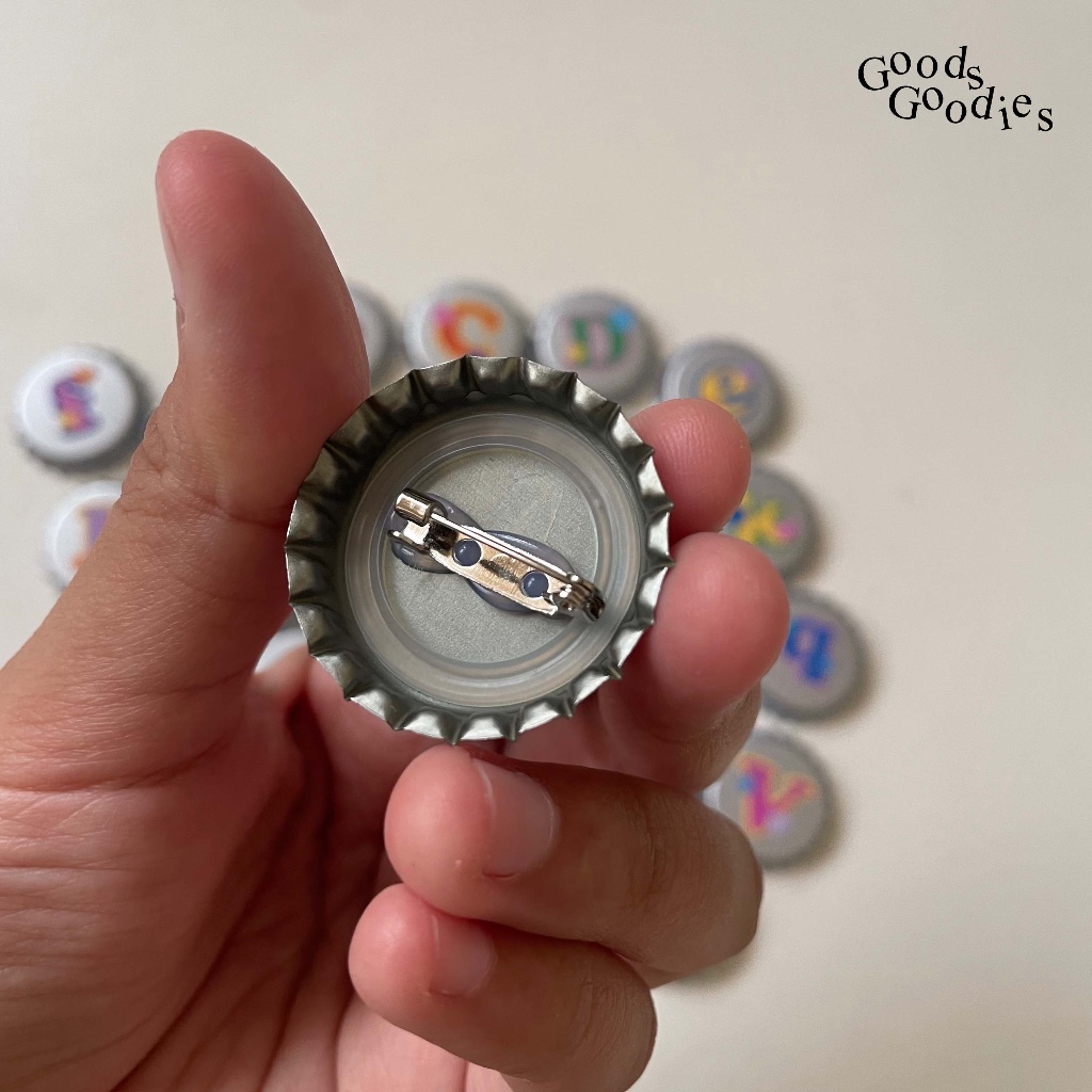 Jual goodsgoodies Bottle Cap Pin / Pin Tutup Botol / Bottle Cap Pins ...