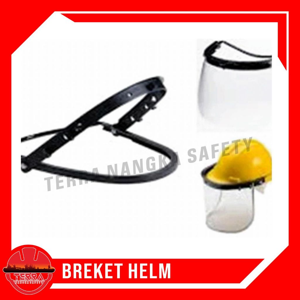 Jual Face Shield Sambungan Helm Proyek + Kaca Bracket | Shopee Indonesia