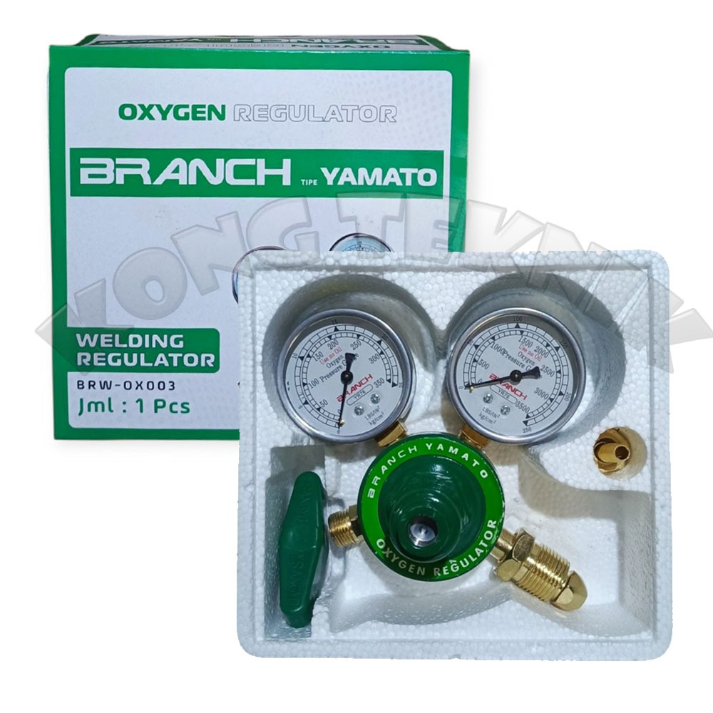 Jual Regulator Las Yamato Oxygen Oksigen Oxy / Acetylene/ LPG - BRANCH | Shopee Indonesia