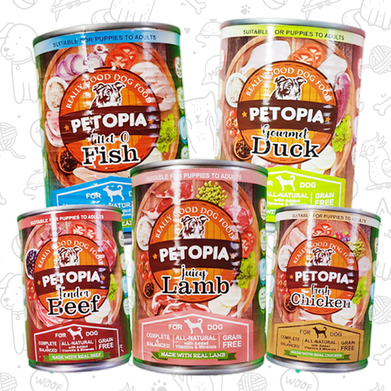 Jual PETOPIA Classic Wet Food Kaleng 380gr – Makanan Basah Anjing Lezat ...