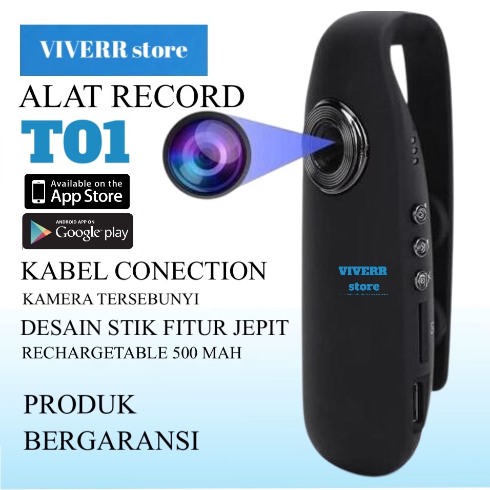 Jual kamera record alat record Spy HD 1080P 130° Mini kamera Camcorder ...