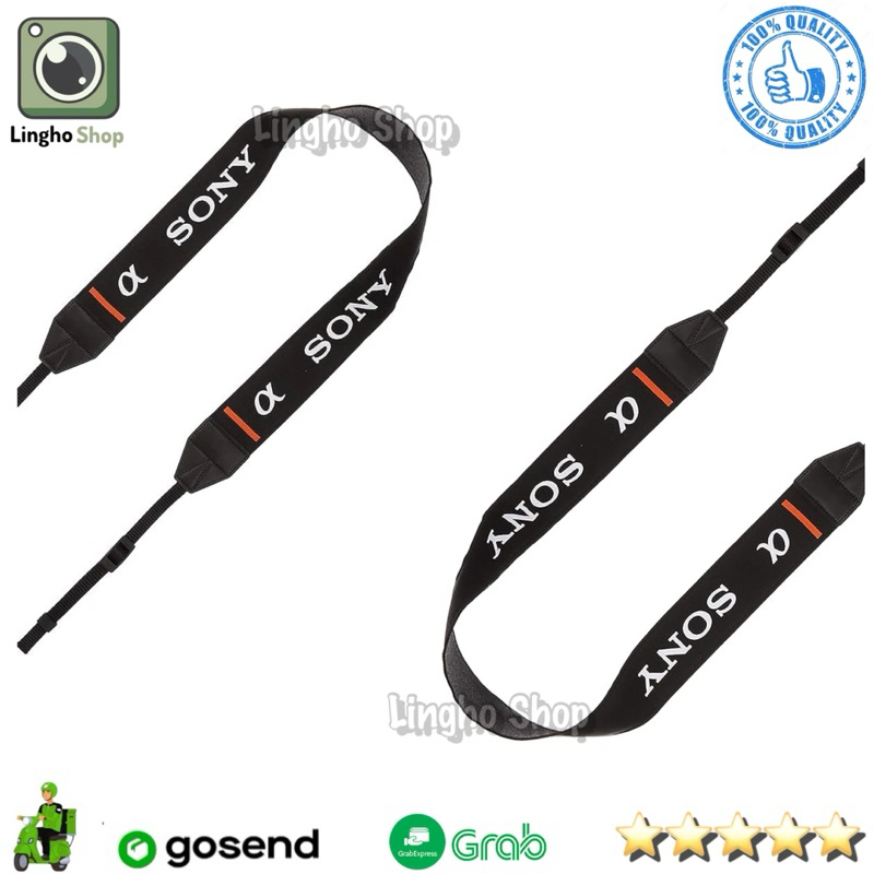 Jual Tali Strap Kamera Sony Alpha / Tali Leher Kalung Sony alpha ...
