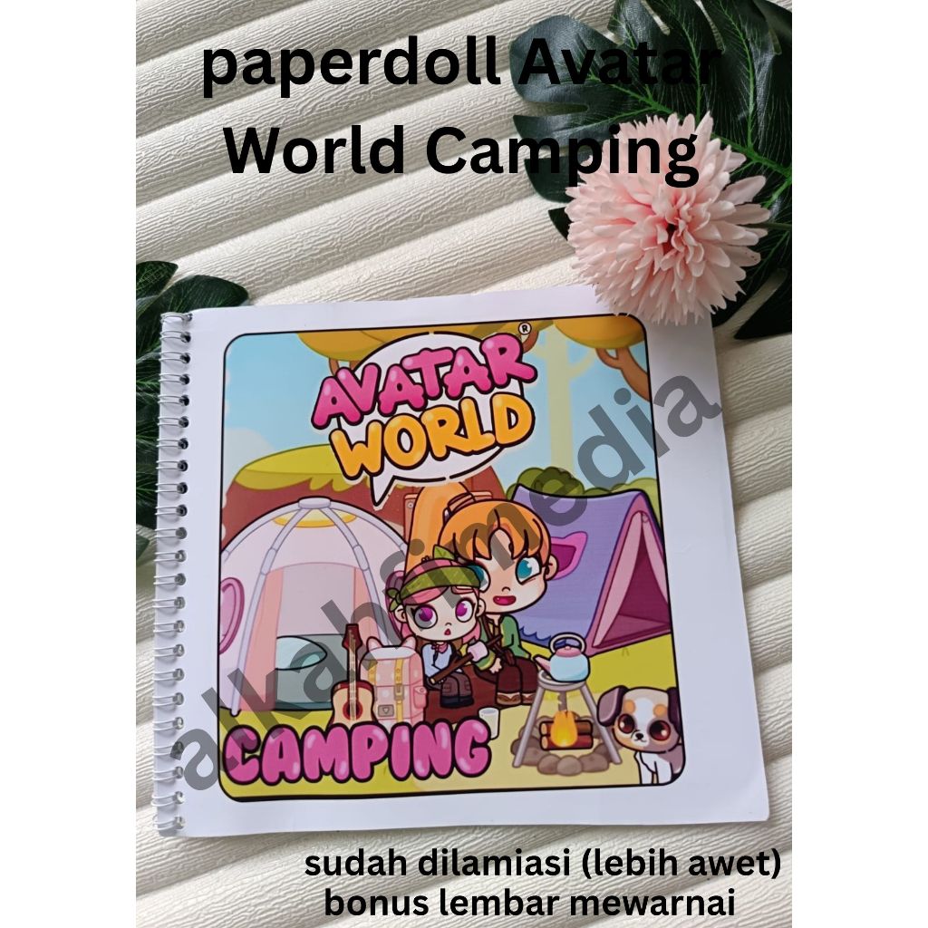 Jual Avatar World Camping sudah laminasi Mainan Edukasi Bongkar Pasang ...