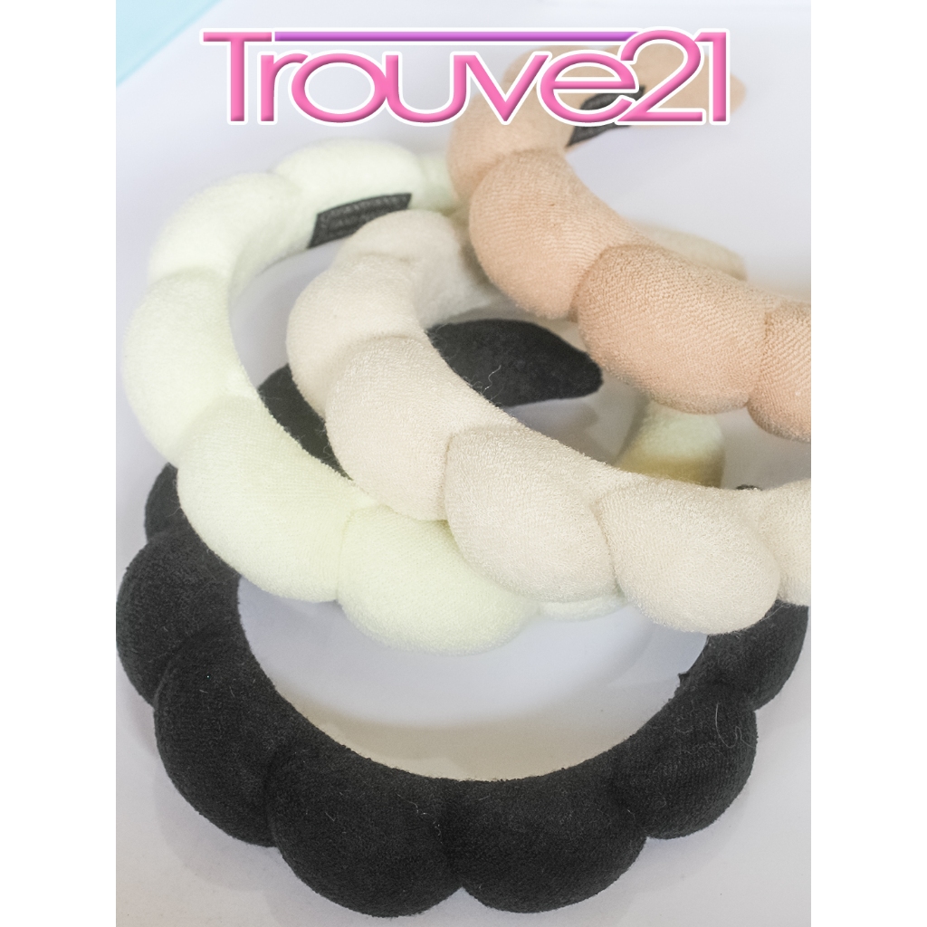 Jual Bando Shell Busa Tebal Bando Jumbo Fluffy Empuk Polos Bando Cloud ...