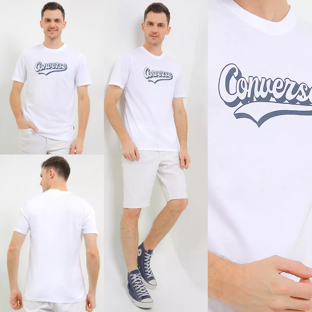 Jual Converse Sport Script Tee Original | Shopee Indonesia
