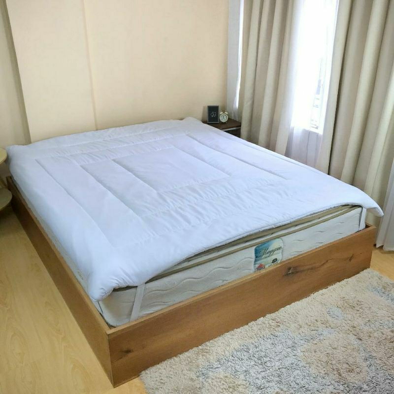 Jual MATRAS PROTECTOR//PELINDUNG TEMPAT TIDUR POLOS PUTIH HOTEL ...
