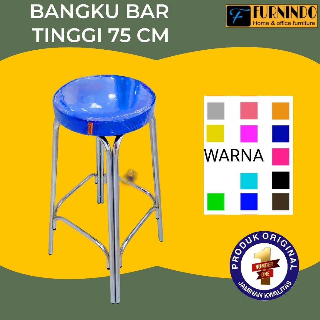 Jual Bangku Caffe Tinggi Bangku Bar 75cm Kursi Counter Kursi Warung ...