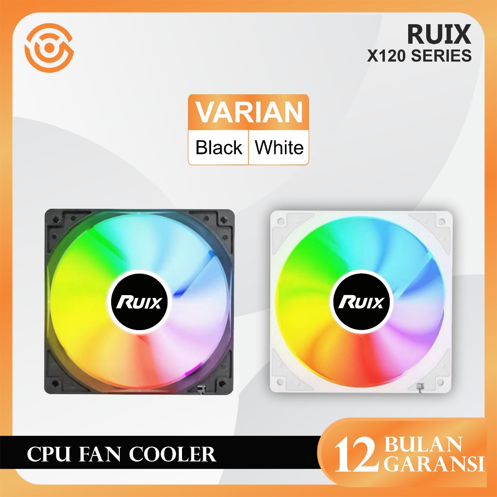 Jual Voc Fan RUIX RGB 120mm – High Speed Cooling Fan untuk PC Gaming ...