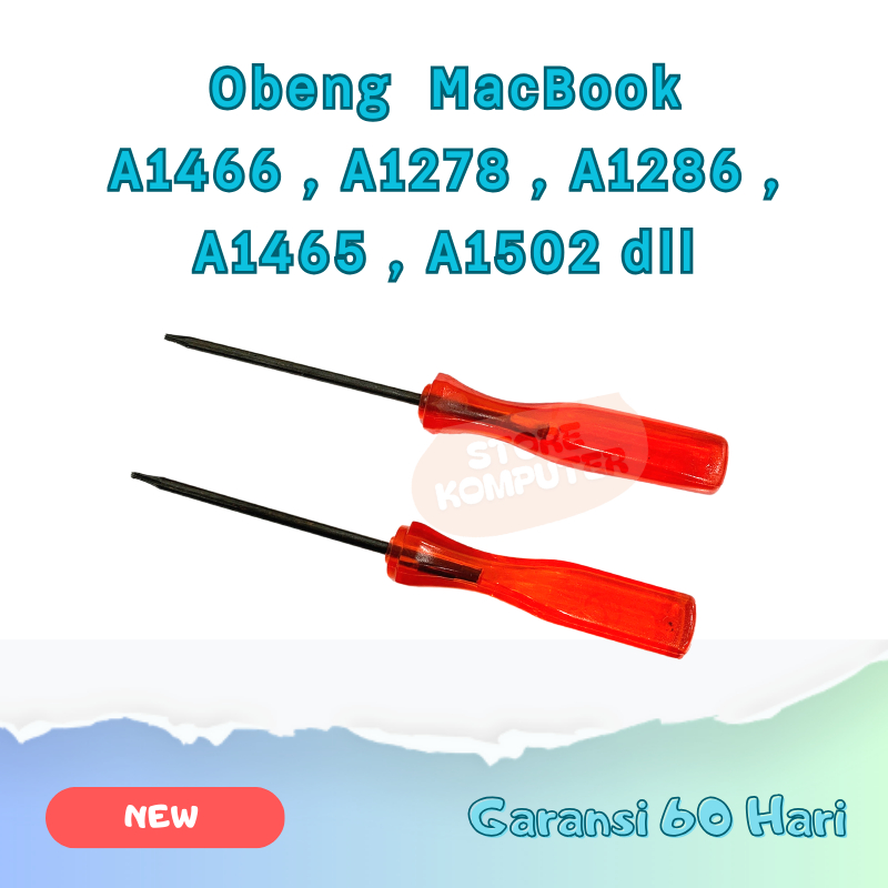 Jual Obeng MacBook Air , MacBook Pro , Macbook pro retina A1466 A1465 ...