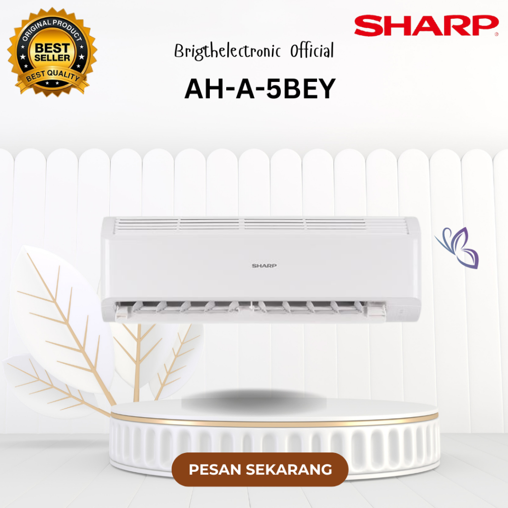 Jual SHARP AC 1/2 PK AH-A-5BEY AC GARUDA NEW UNIT ONLY/AH A 5 BEY ...