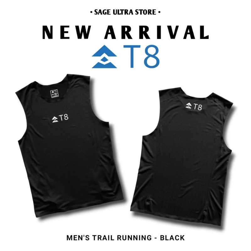 Jual Kaos Lari Running T8 Trail Tank Men's Pria Ultralight Ringan ...