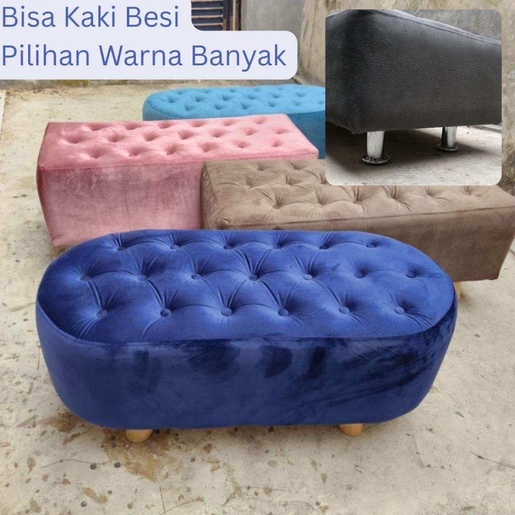 Jual Kursi Sofa Stool Panjang Premium | Shopee Indonesia