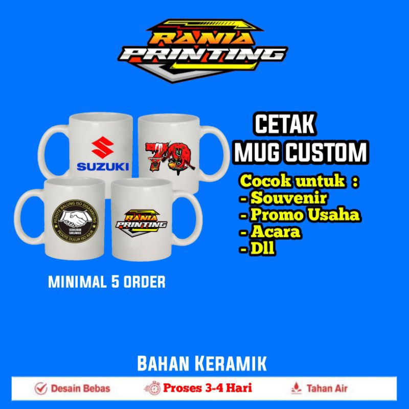 Jual cetak mug custom | Shopee Indonesia
