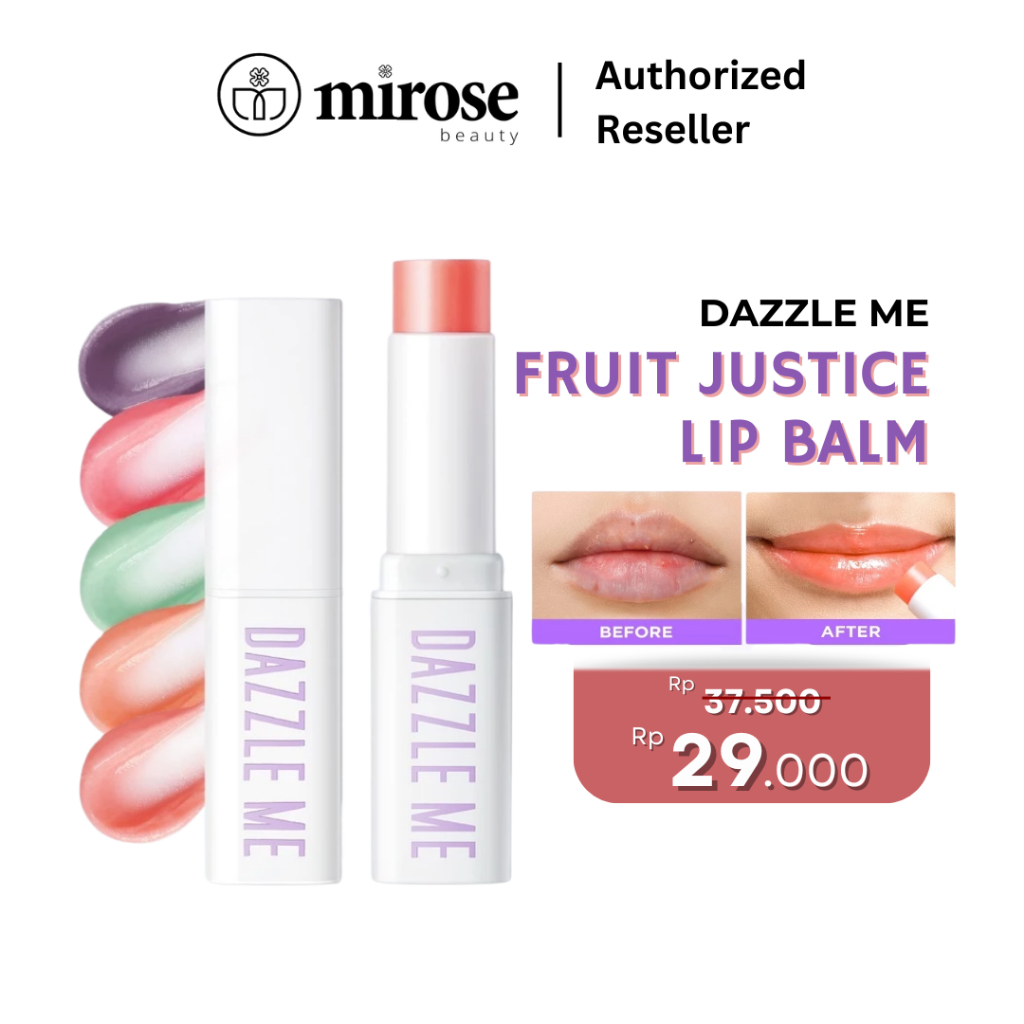Jual DAZZLE ME Fruit Justice Lip Balm Moisturizing | Vitamin E Baby ...