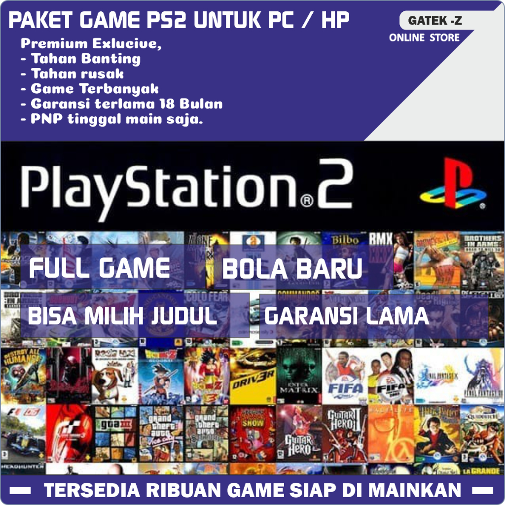 Jual Flash Disk Game PS2 untuk PC LAPTOP ANDROID | Shopee Indonesia