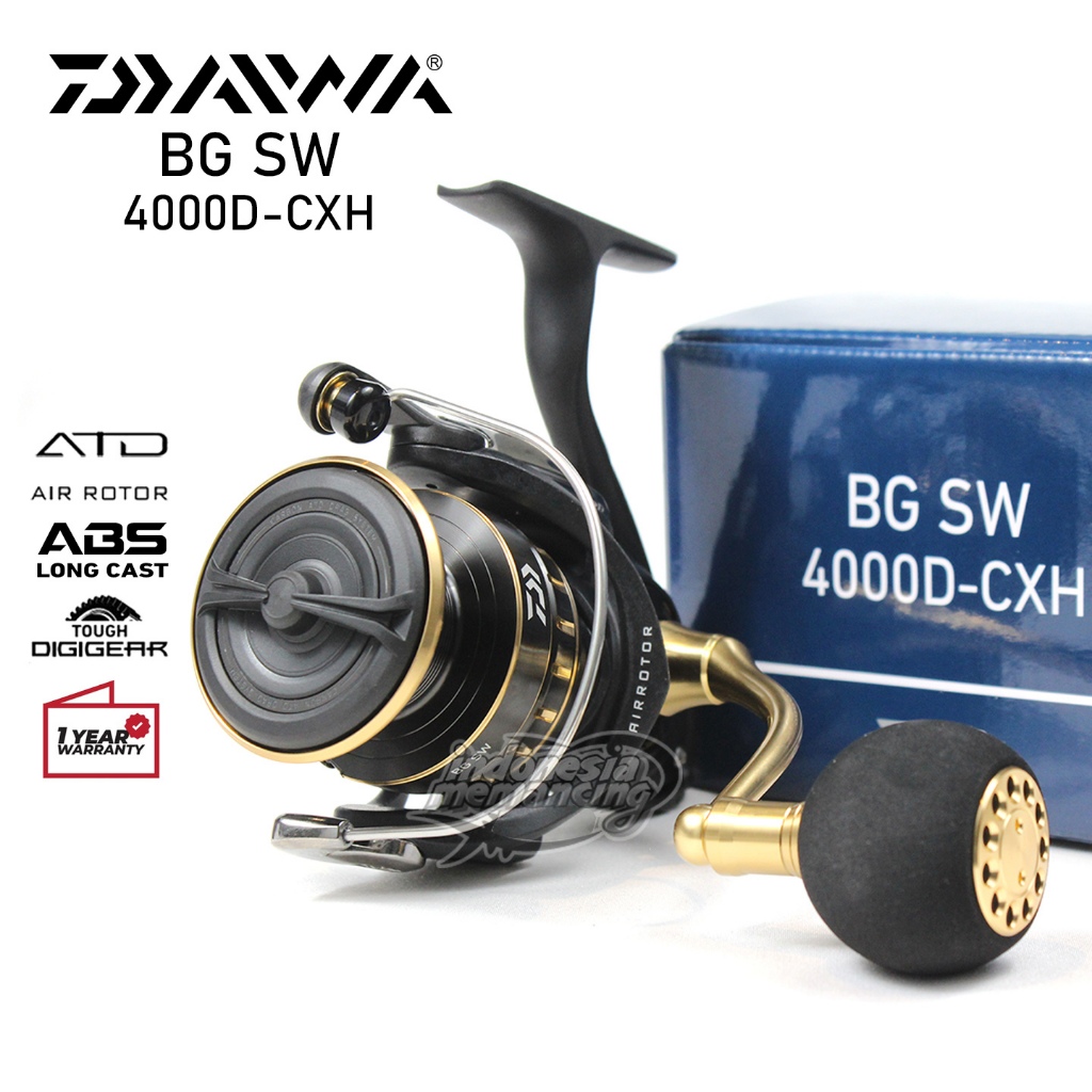 Jual Reel Spinning DAIWA BG SW 23 | SALTWATER | 4000 - 18000 | Metal ...
