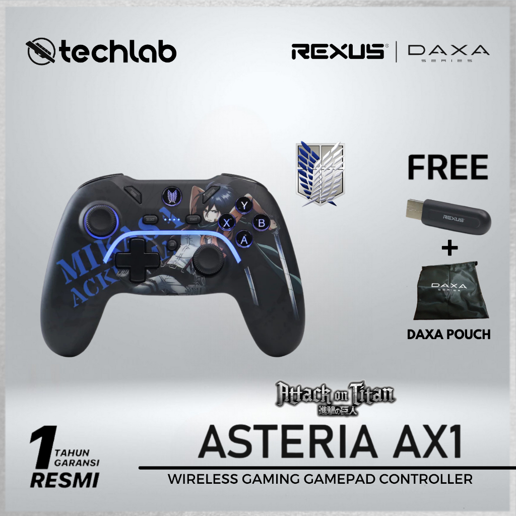 Jual Rexus DAXA Asteria AX1 / AX-1 Rexus Wireless Gamepad Controller ...