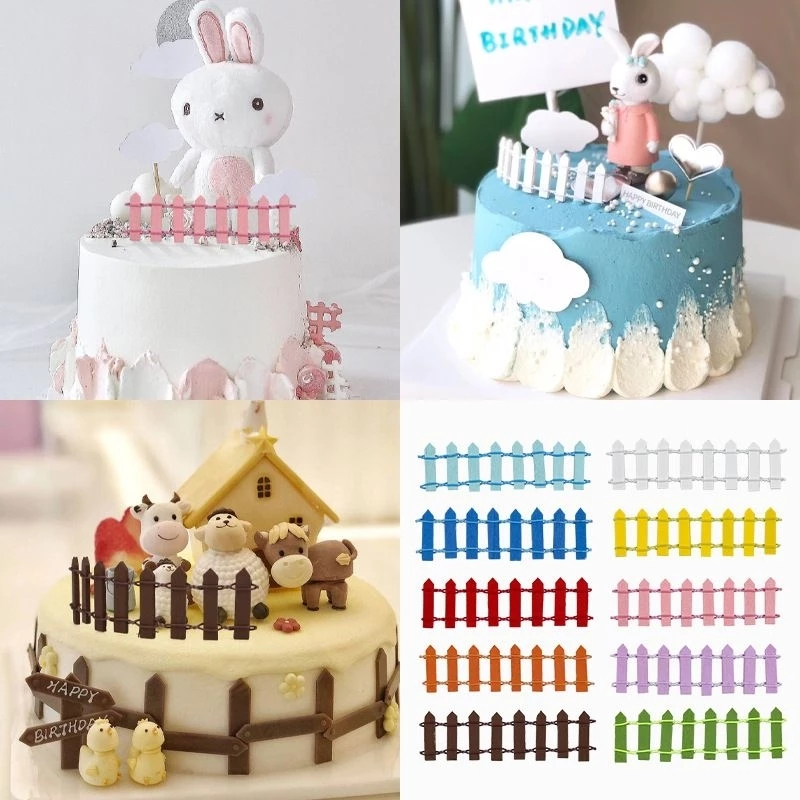 Jual Topper cake Varian Bentuk Pagar - Decorasi Taman Mini - Pagar ...